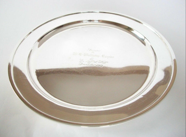 Birks, Antique Sterling Silver Serving Tray, Canada 'Montreal', Circa ...