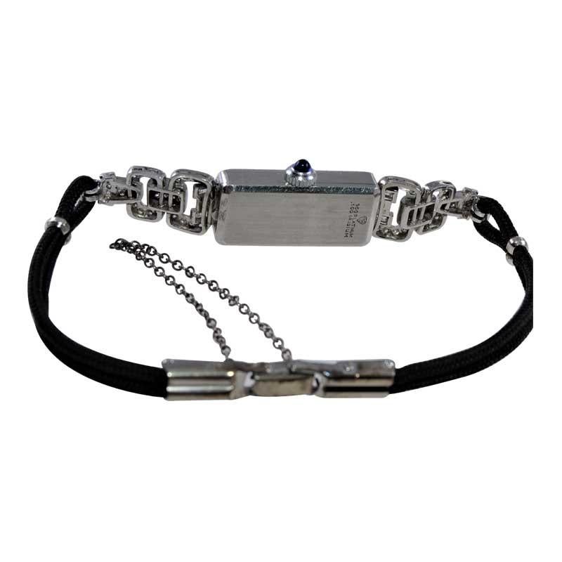 Birks of Canada Platinum Art Deco Ladies Watch Set with Diamonds circa ...