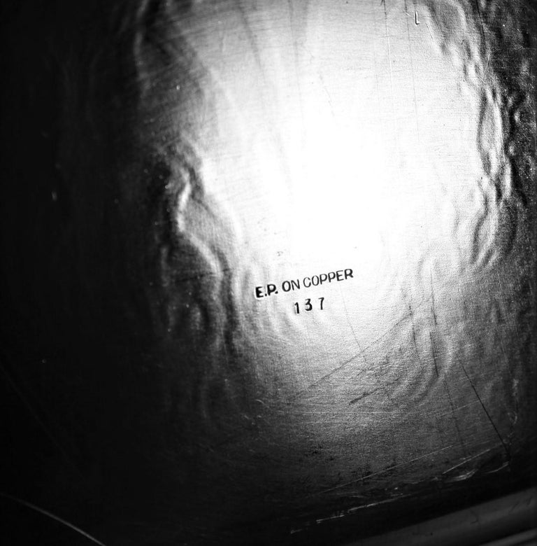 Birks Regency Silver Plated Serving Tray with Ornate Handles and ...