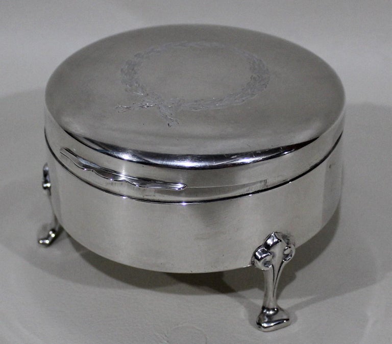 Birks Sterling Silver Ring Box For Sale at 1stDibs