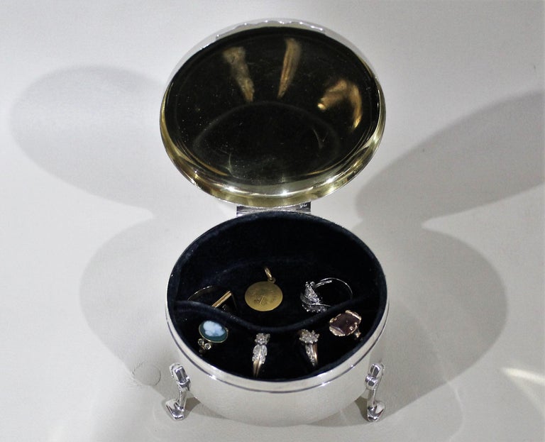 Birks Sterling Silver Ring Box For Sale at 1stDibs