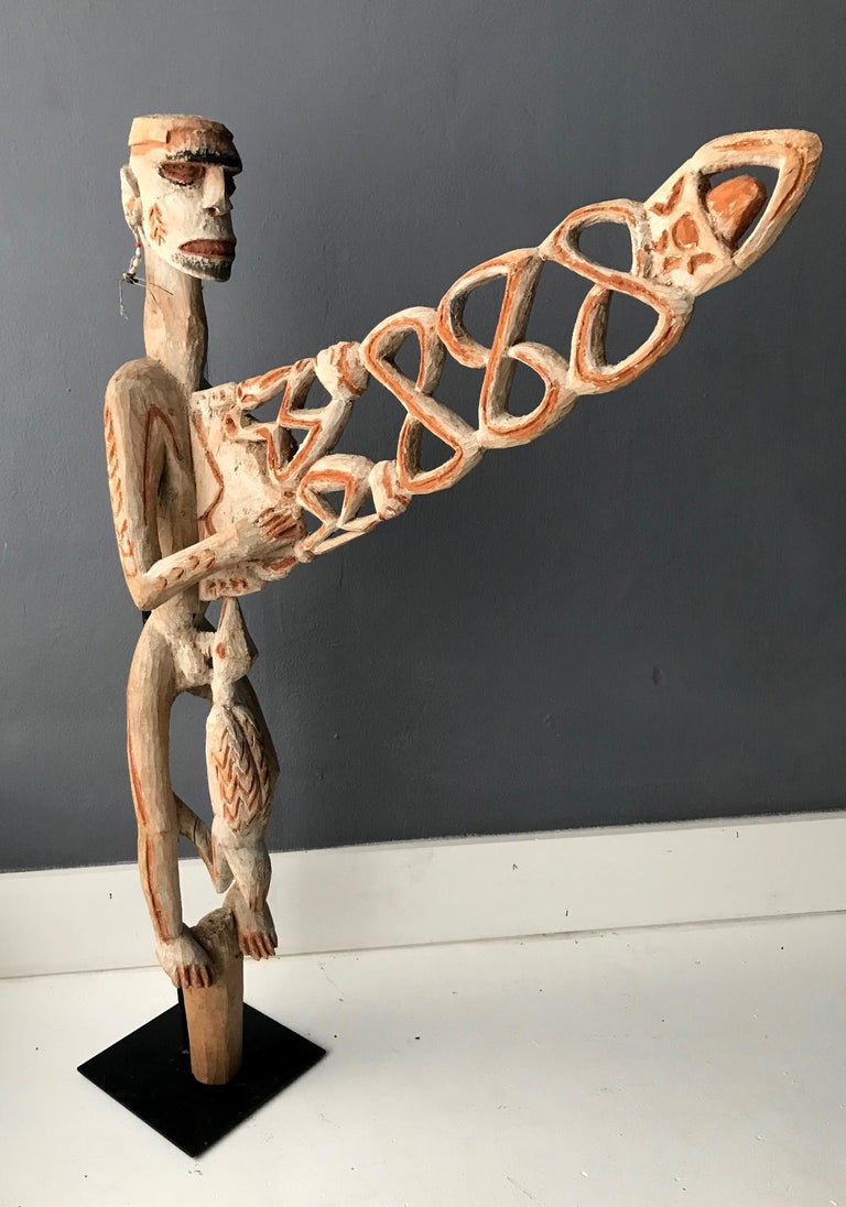 Bis Pole of Asmat People For Sale at 1stDibs