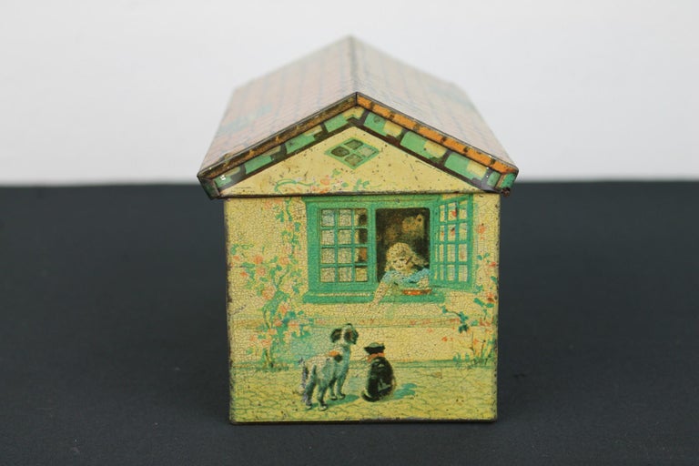 Biscuit Tin House Shaped For Sale at 1stDibs