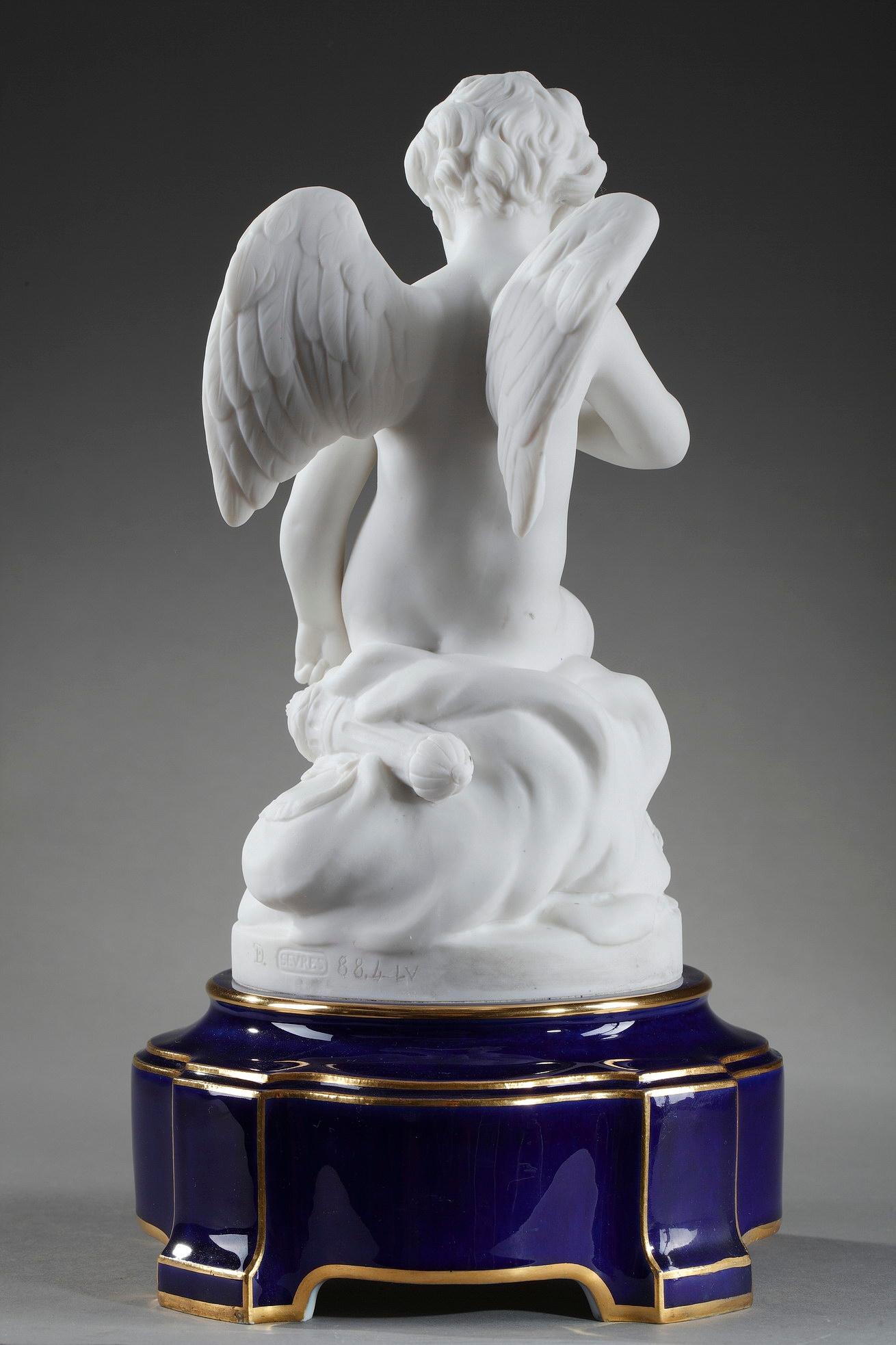 Bisque, Menacing Cupid after Falconet by Sevres at 1stDibs | menacing ...
