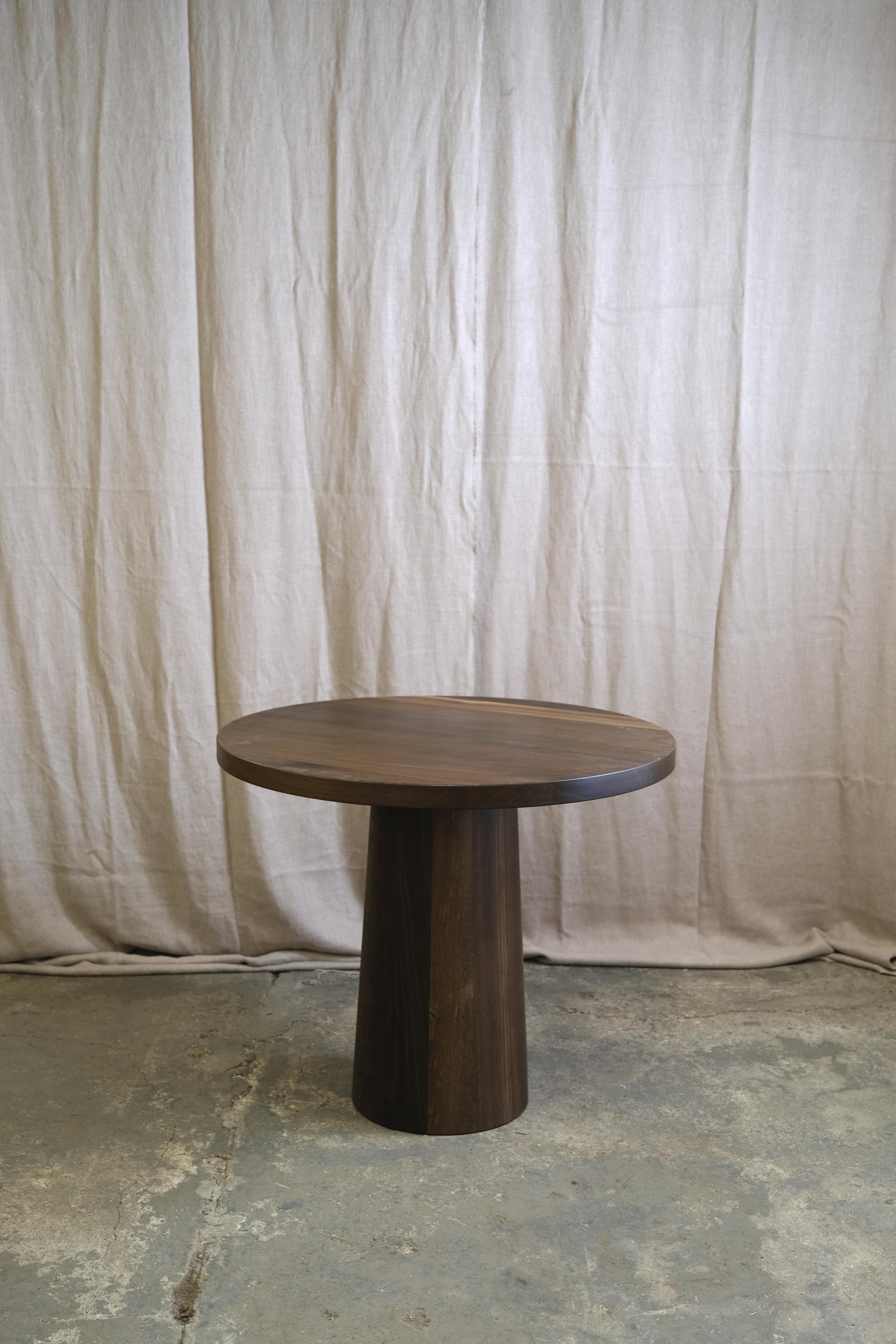 Bistro Table, Pedestal Table, Fumed Oak, Note Table Edward Collinson at ...