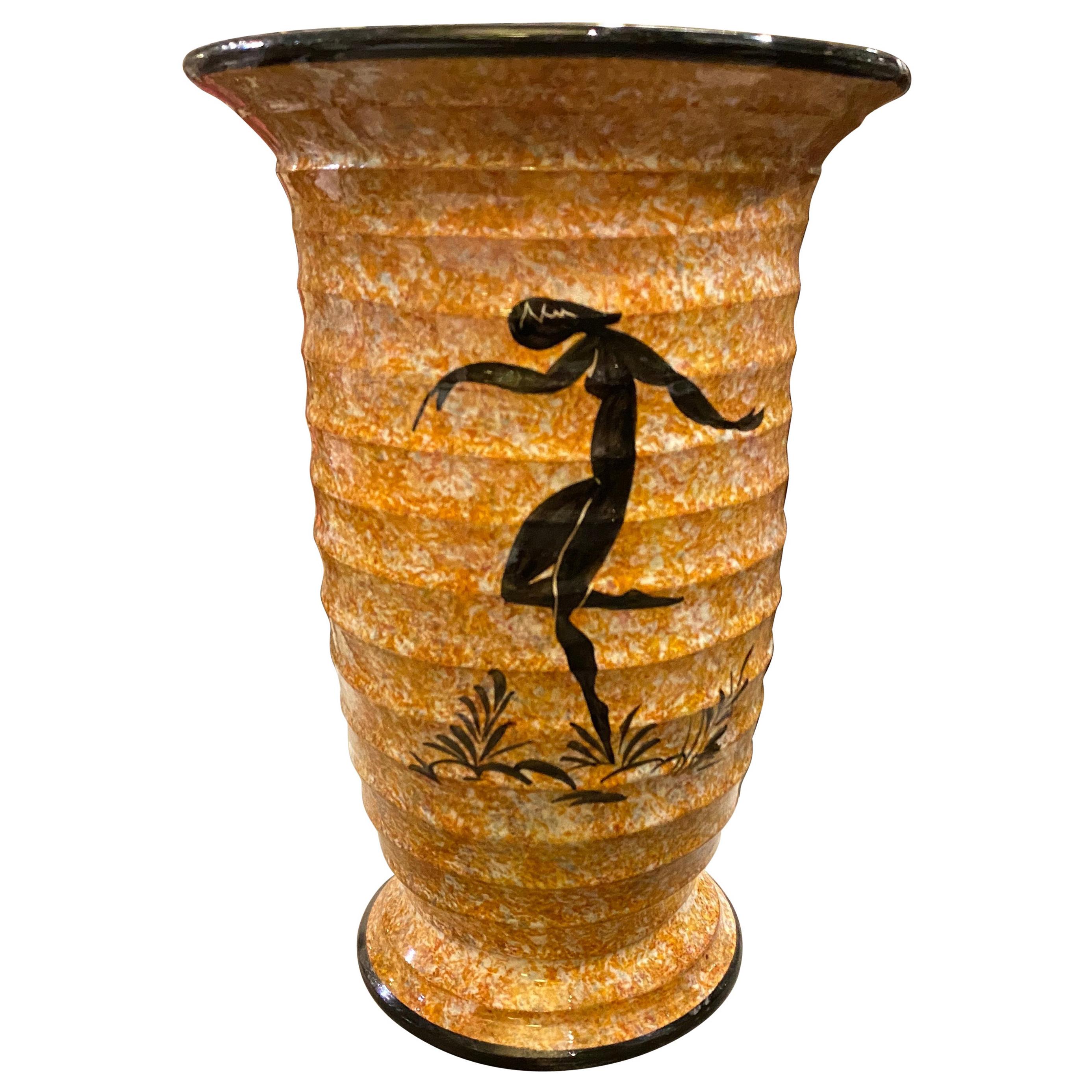 Albisola “La Fenice” Vase Sculpture Ceramic, 1930, Italy For Sale at ...