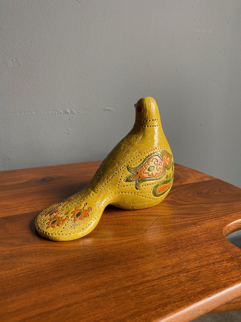 Bitossi Ceramic Bird Sculpture for Raymor, circa 1960 For Sale at 1stDibs
