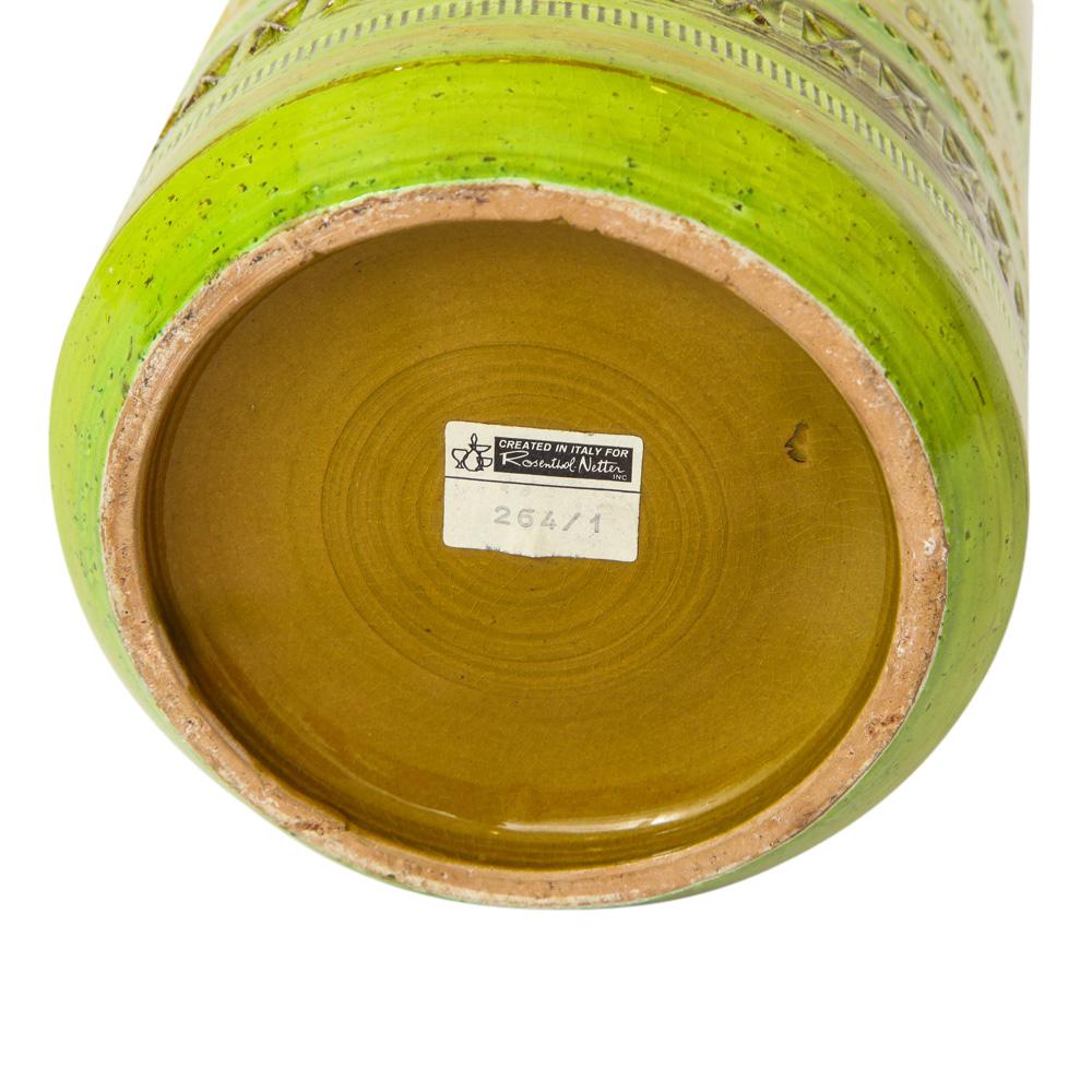 Bitossi Rosenthal Netter Vase, Ceramic Chartreuse, Signed at 1stDibs ...