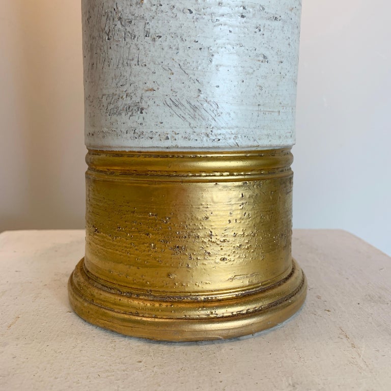 Bitossi Gold Table Lamp for Bergboms, circa 1960s For Sale at 1stDibs
