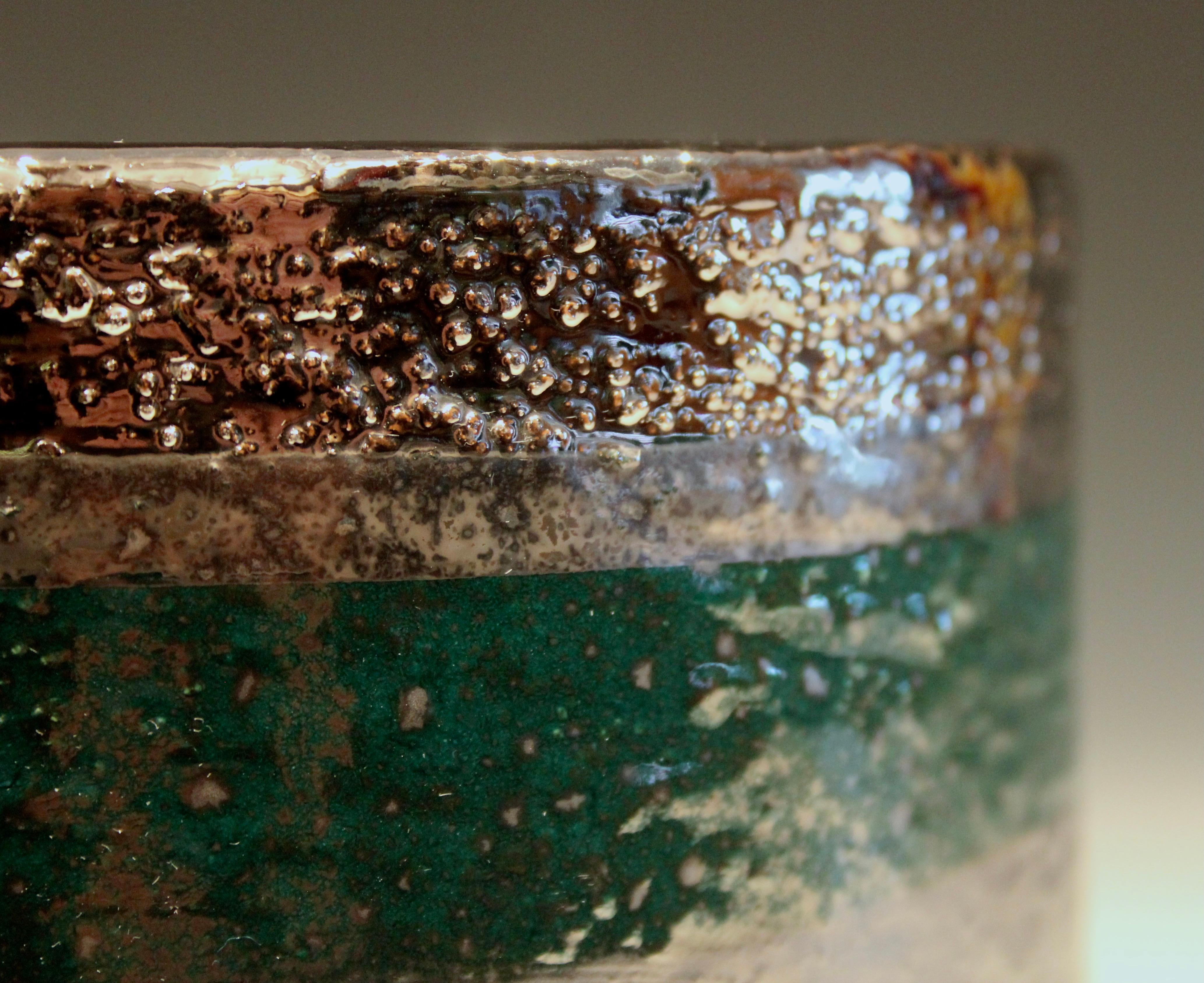 Bitossi Londi Raymor Vase Italian Vintage MCM Pottery Labels Platinum ...