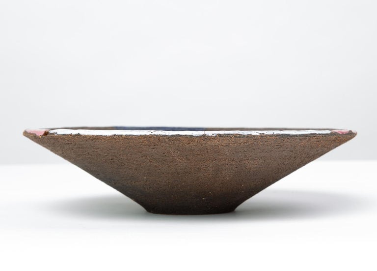 Bitossi Patchwork Glazed Stoneware Bowl at 1stDibs