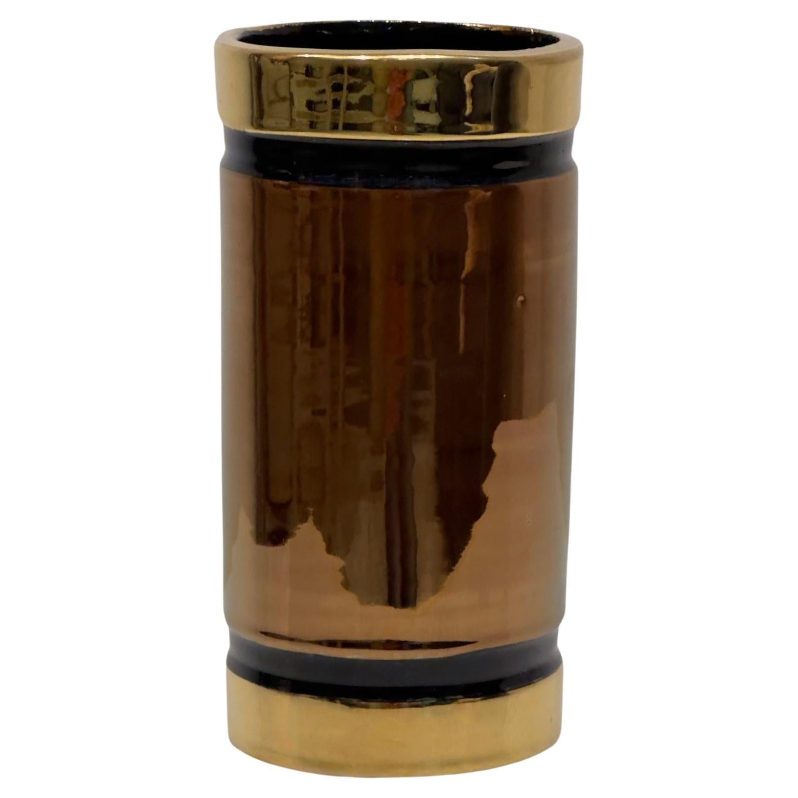 Rosenthal Netter Bitossi Italian Ceramic Cylinder Vase at 1stDibs ...