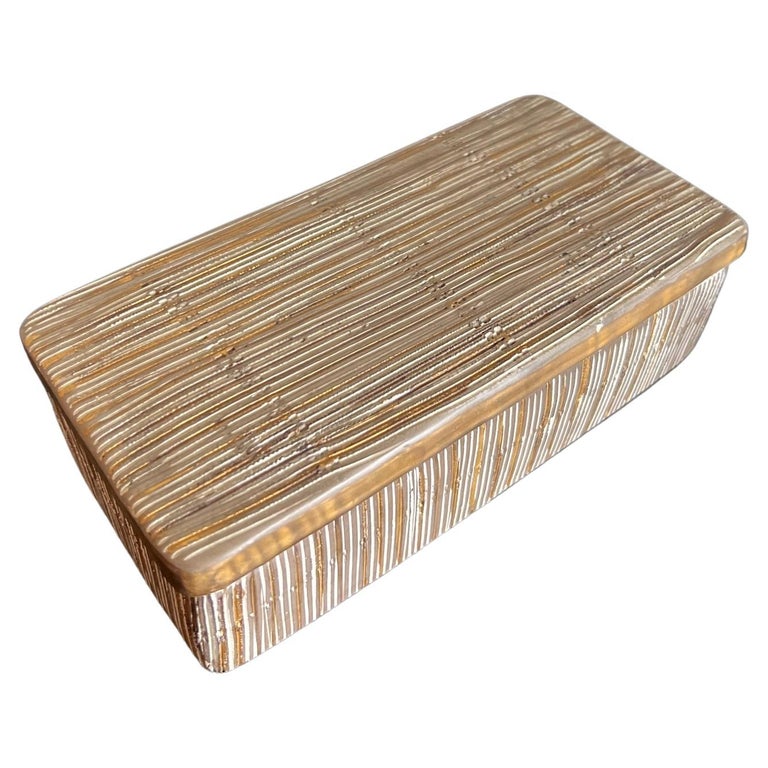 Bitossi Seta Ceramic Lidded Box For Sale at 1stDibs