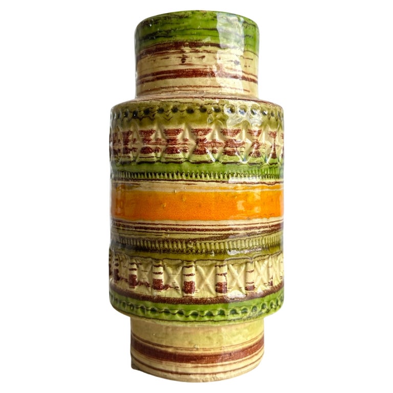 Bitossi Style Italian Ceramic Vase For Sale at 1stDibs
