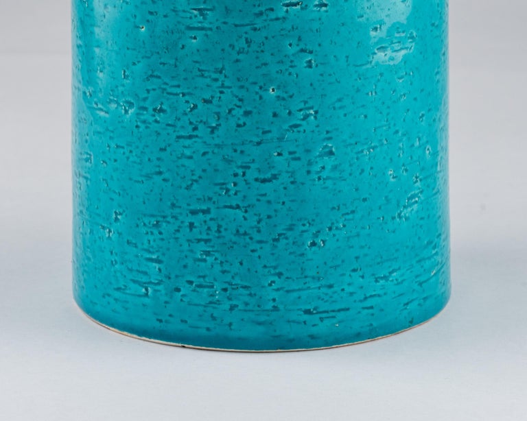 Bitossi Vase, Ceramic, Blue, Gray, Pink For Sale at 1stDibs