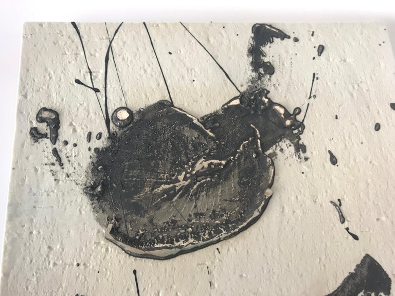 Bjorge Skohg, Gustavsberg Abstract Applied Silver Scandinavian 1960 Art ...