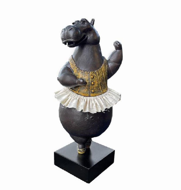 Bjorn Skaarup - Hippo Ballerina, Fourth Position, maquette at 1stDibs