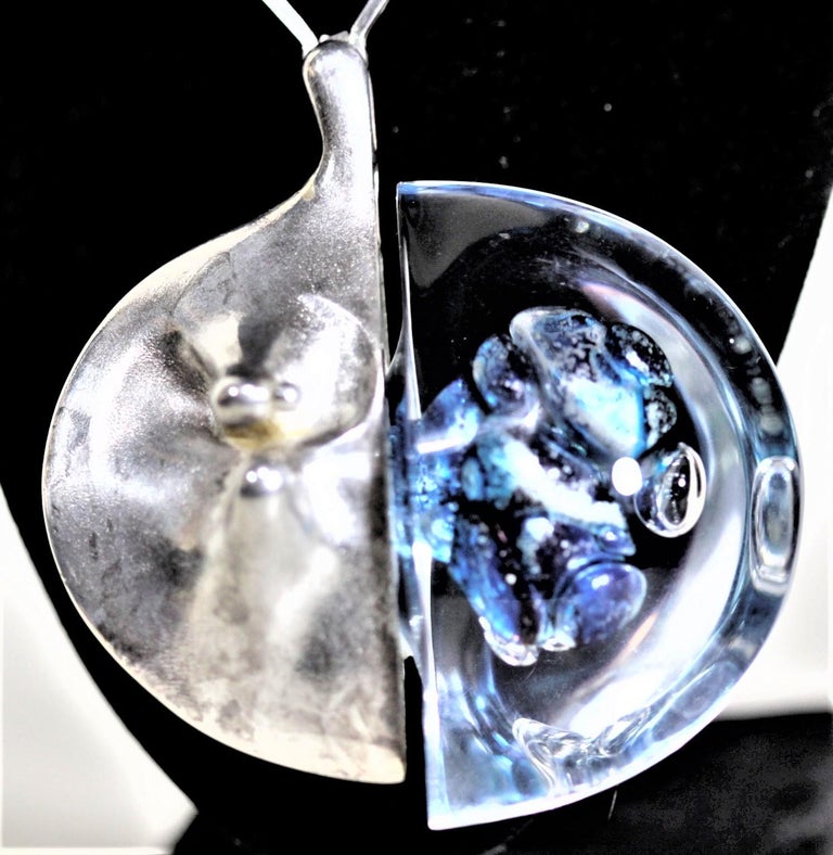 Bjorn Weckstrom Lapponia Sterling Silver and Acrylic 'Kilamanjaro ...