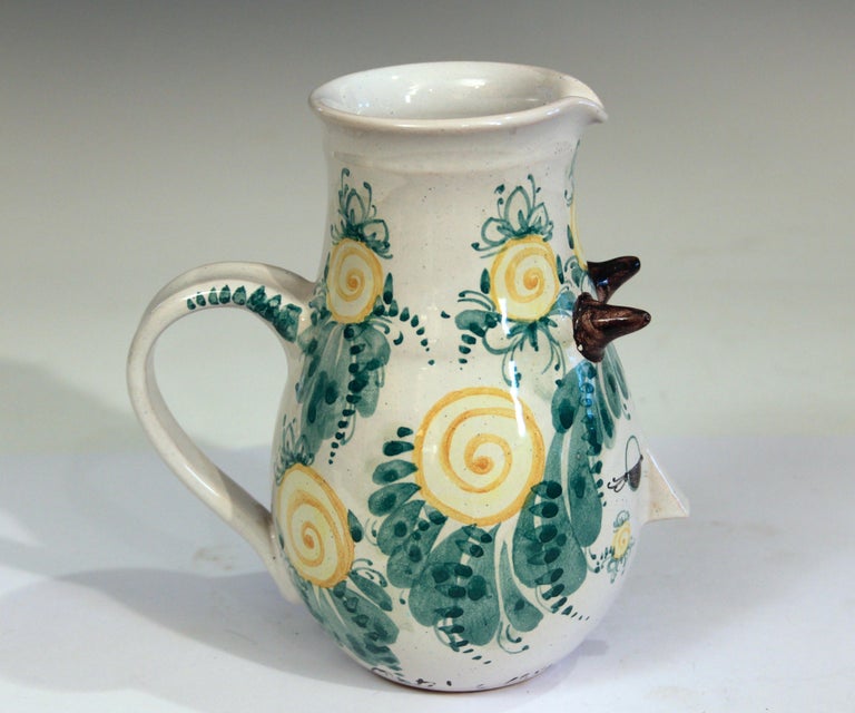 Bjorn Wiinblad Pottery Vintage Finnish Pitcher Vase Studio Signed Label ...