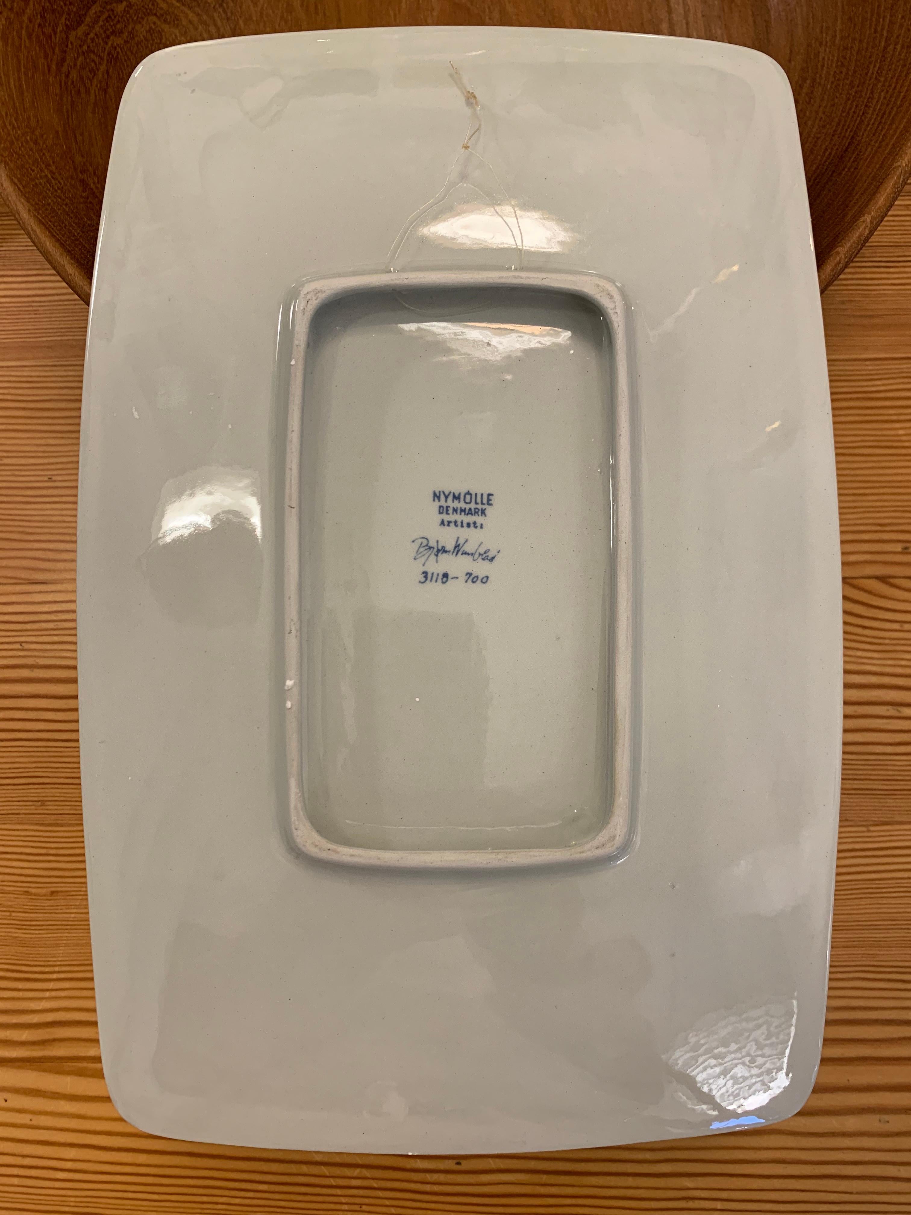 Bjørn Wiinblad Ceramic Candle Holder Wall Plaque and Plates '4 pc ...