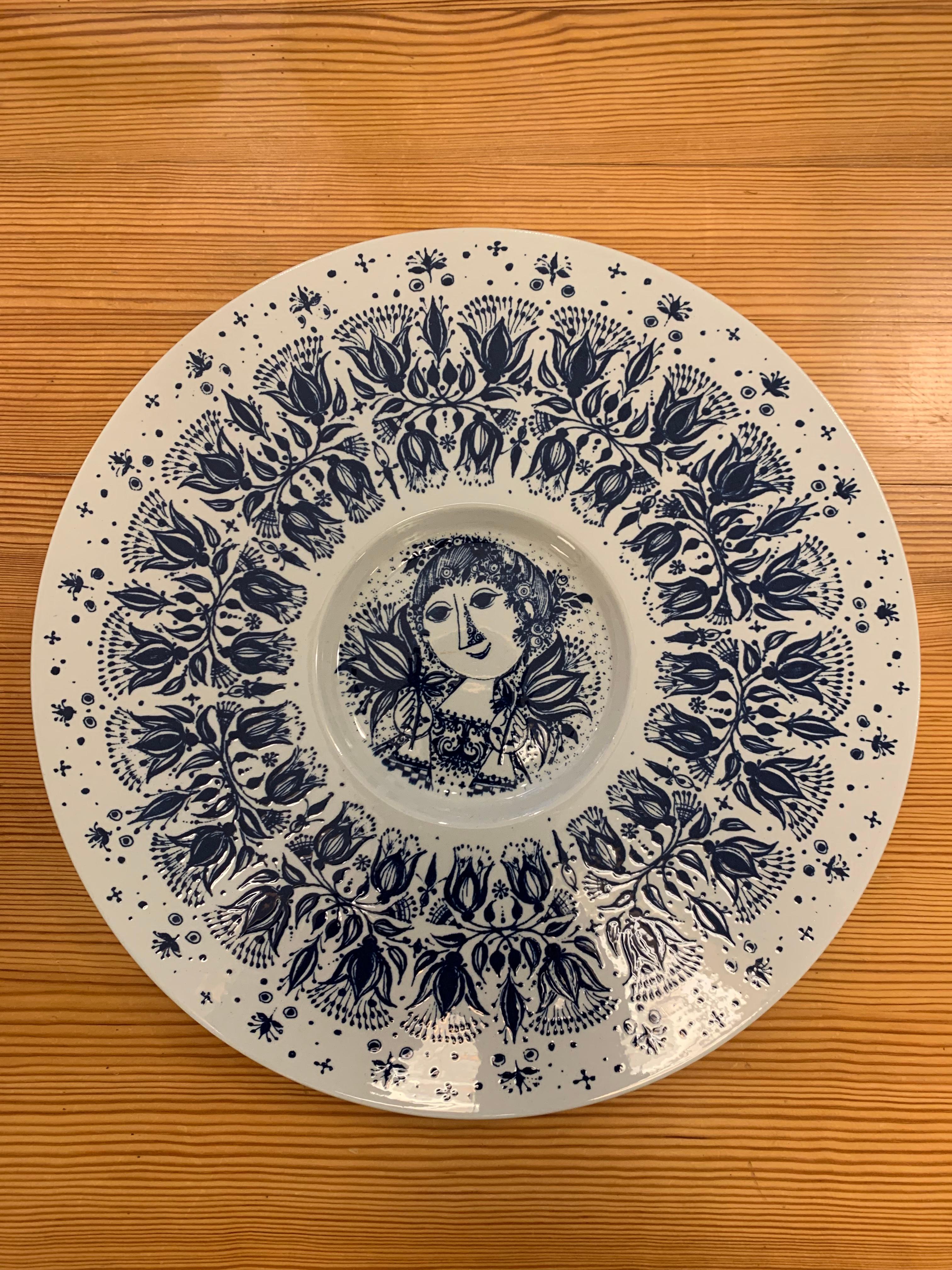 Bjørn Wiinblad Ceramic Candle Holder Wall Plaque and Plates '4 pc ...