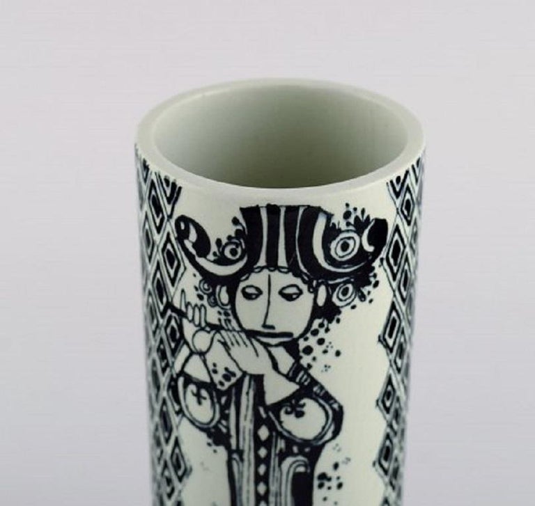 Bjørn Wiinblad for Nymølle, Vase in Glazed Faience, 1970s / 80s For ...