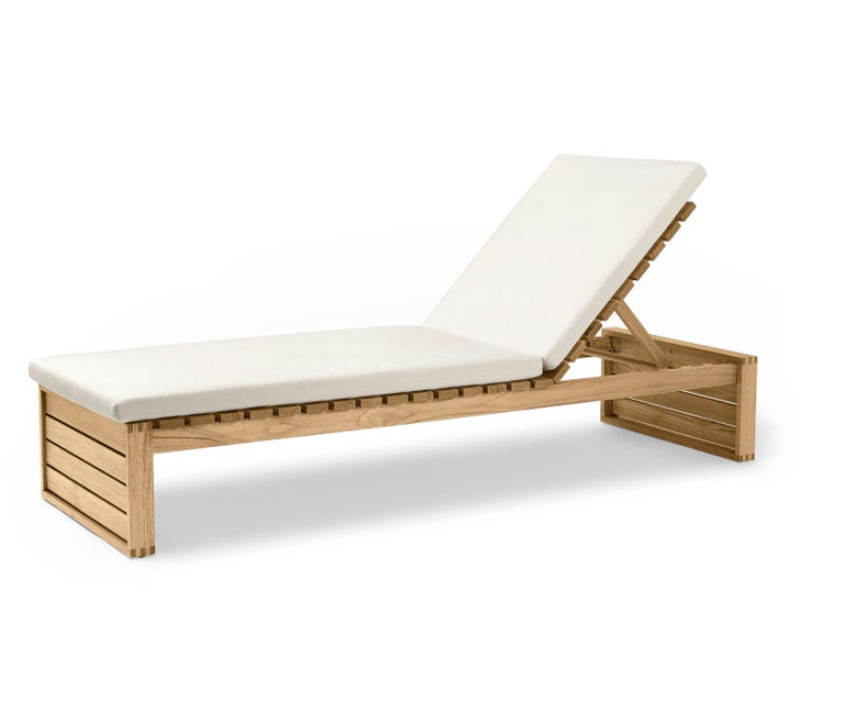 BK14 Sunbed with Cushions by Bodil Kjær For Sale at 1stDibs