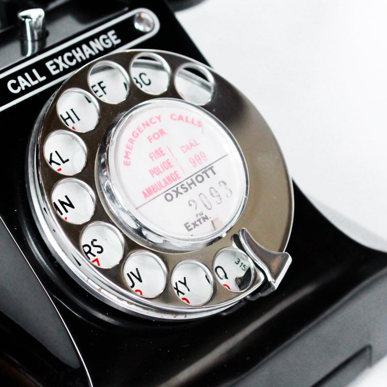 Black 332 GPO Telephone at 1stDibs