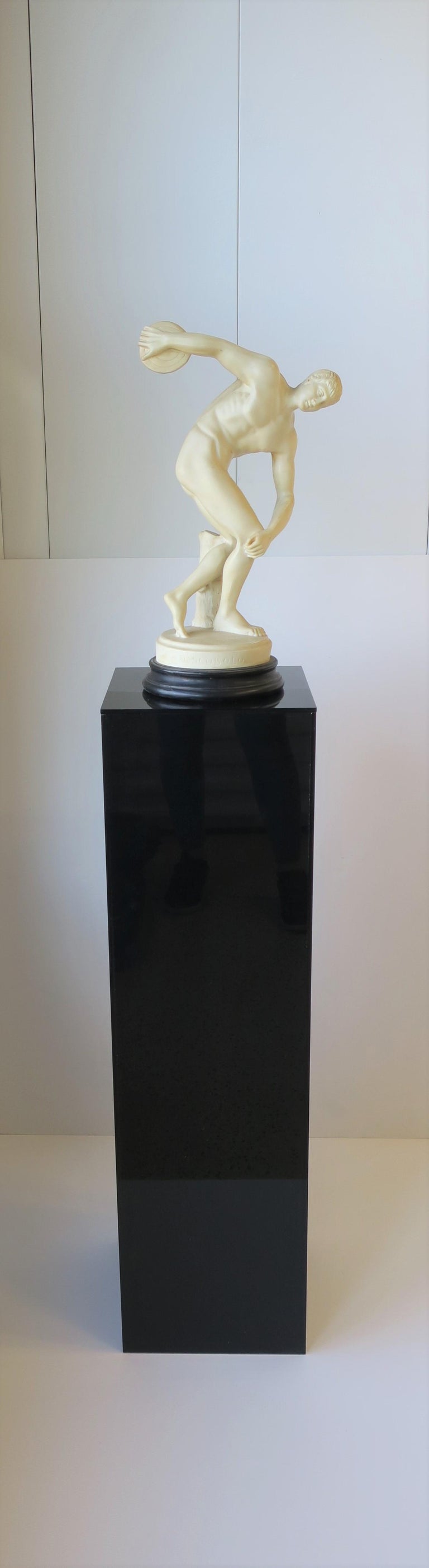 Black Acrylic Pedestal Column Stand at 1stDibs