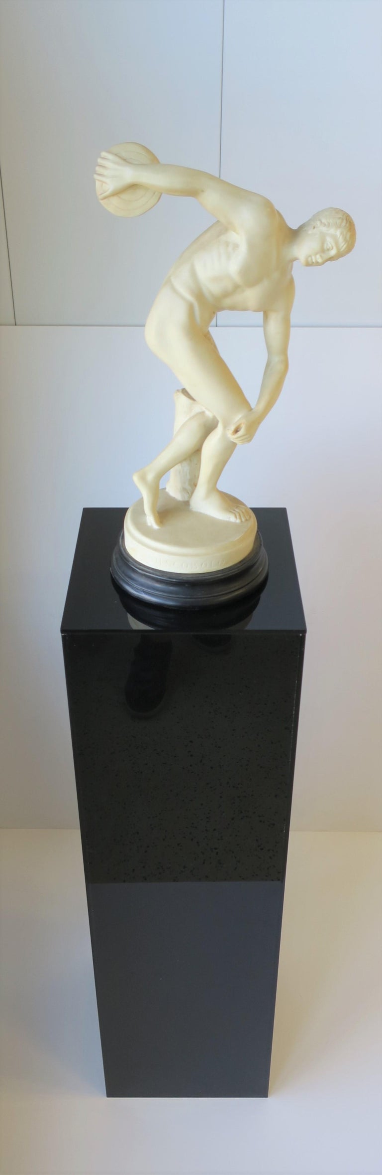 Black Acrylic Pedestal Column Stand at 1stDibs