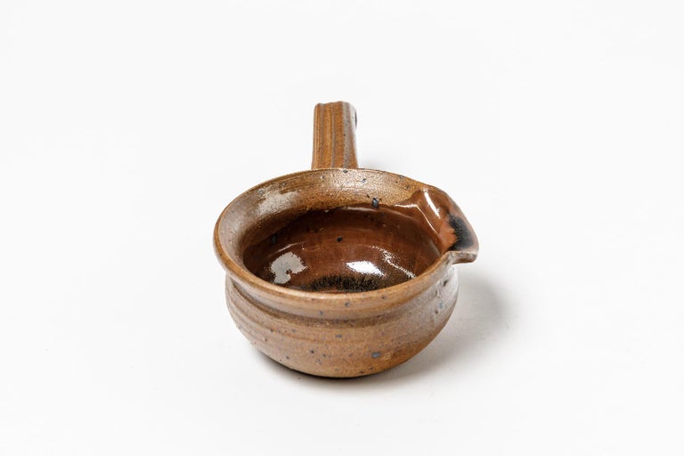 Black and Brown Design Set of 6 Ceramic Coffee Mugs or Bowls by Pierre ...