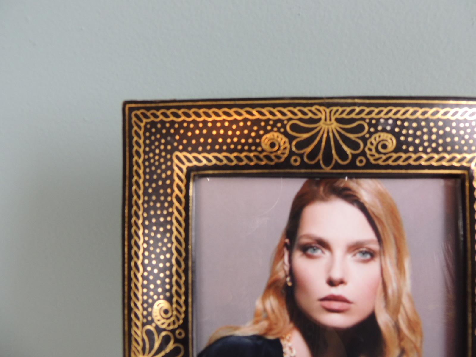 Black and Gold Embossed Art Deco Style Decorative Picture Frame For ...