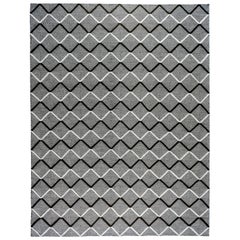 Black Diamonds Area Rug For Sale at 1stDibs