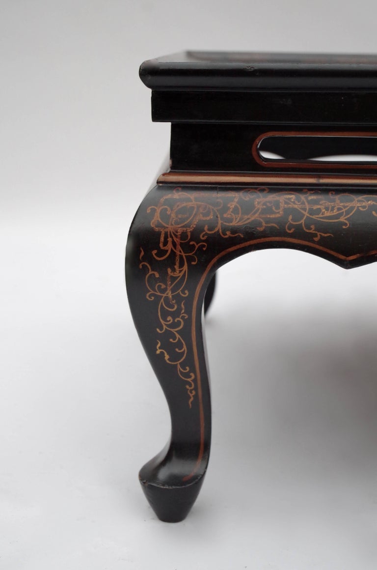 Black and Red Japanese Lacquer Coffee Table, circa 1950 at 1stDibs ...