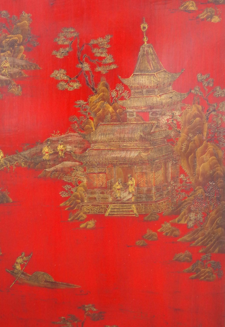 Black and Red Japanese Lacquer Coffee Table, circa 1950 at 1stDibs ...