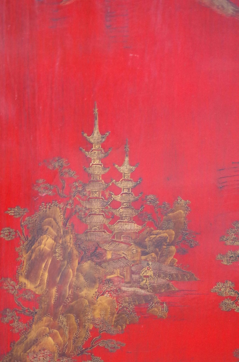 Black and Red Japanese Lacquer Coffee Table, circa 1950 at 1stDibs ...