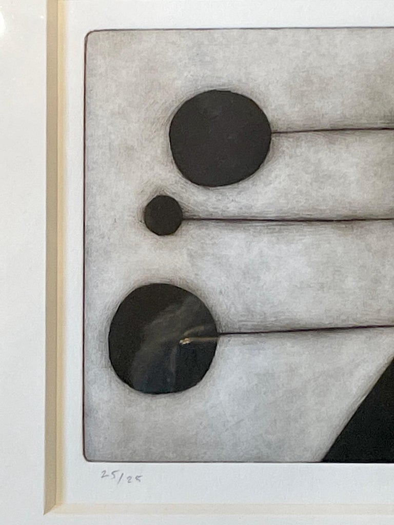 Black and White Abstract Etching by Oliver Gaiger, England ...