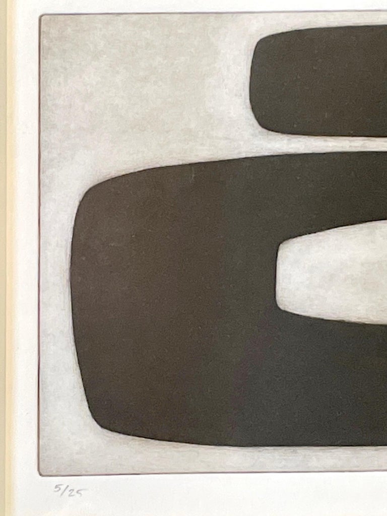 Black and White Abstract Etching by Oliver Gaiger, England ...