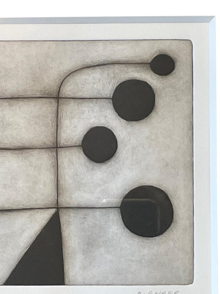 Black and White Abstract Etching by Oliver Gaiger, England ...