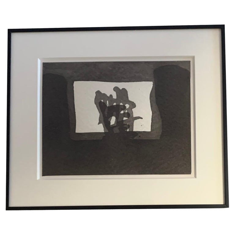 Black and White Abstract Painting by Claudio Granaroli, Italy ...