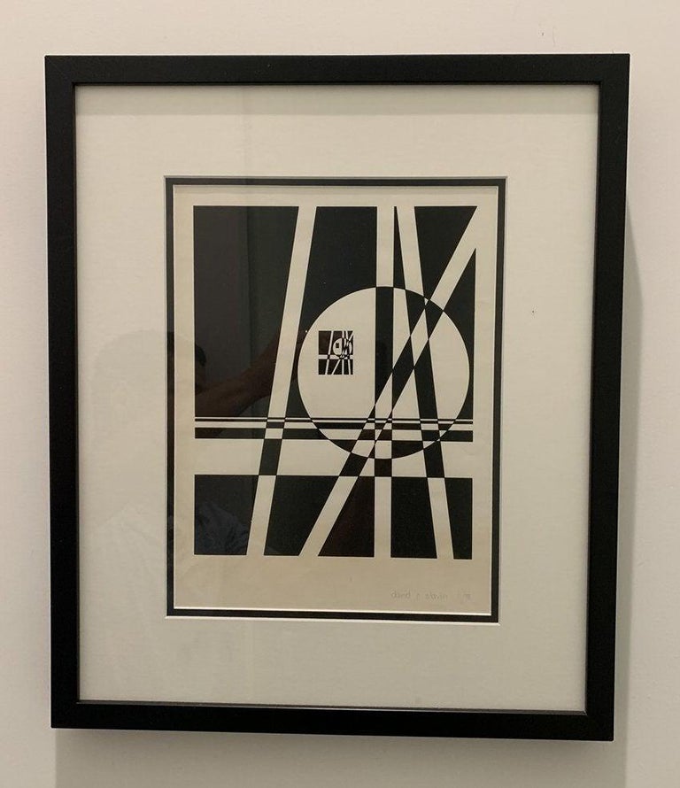 Black and White Art by David R Slavin Edition 11/78 at 1stDibs