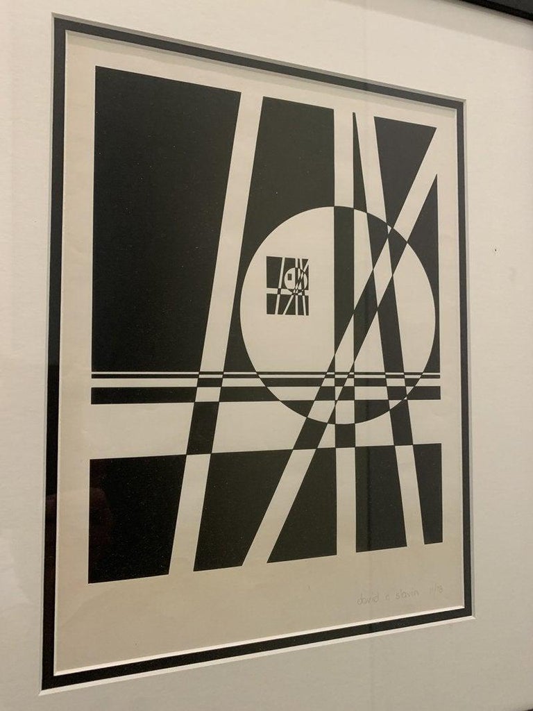 Black and White Art by David R Slavin Edition 11/78 at 1stDibs