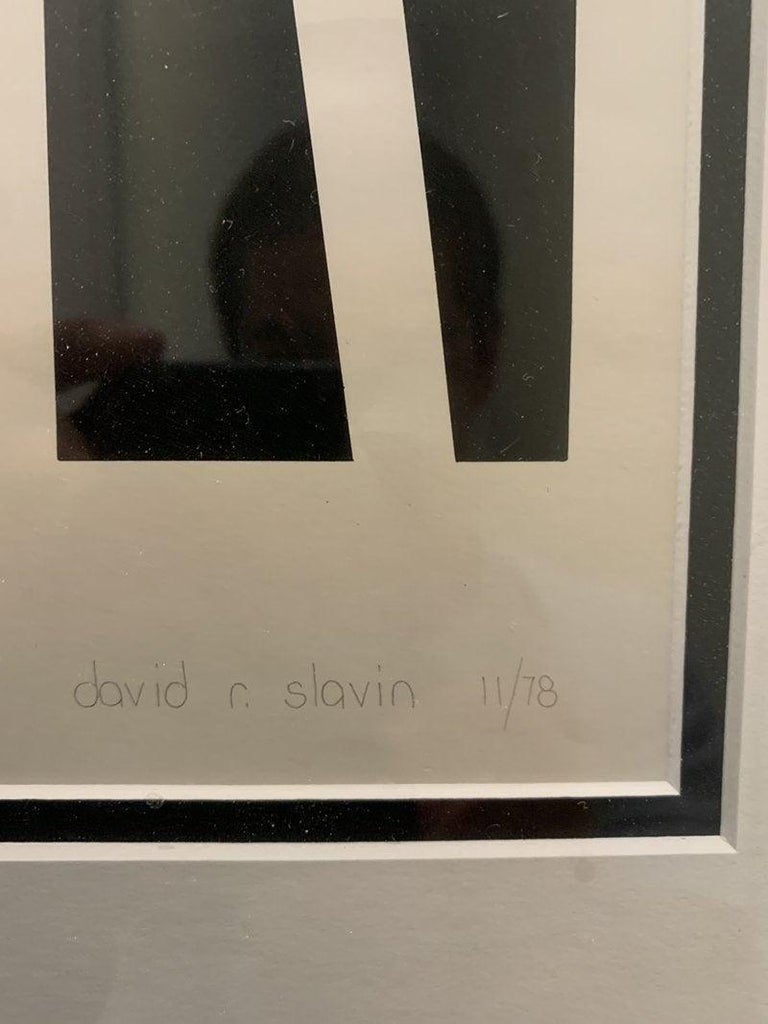 Black and White Art by David R Slavin Edition 11/78 at 1stDibs