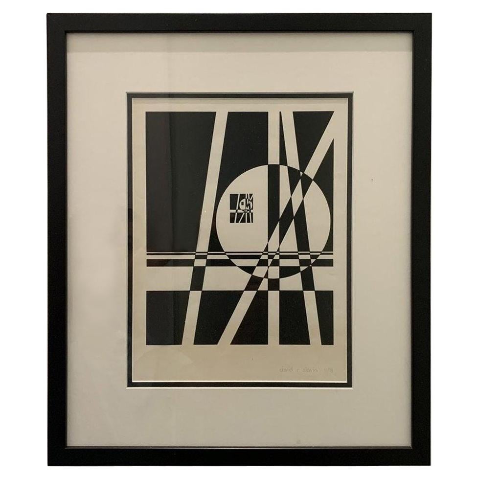 Black and White Art by David R Slavin Edition 11/78 at 1stDibs