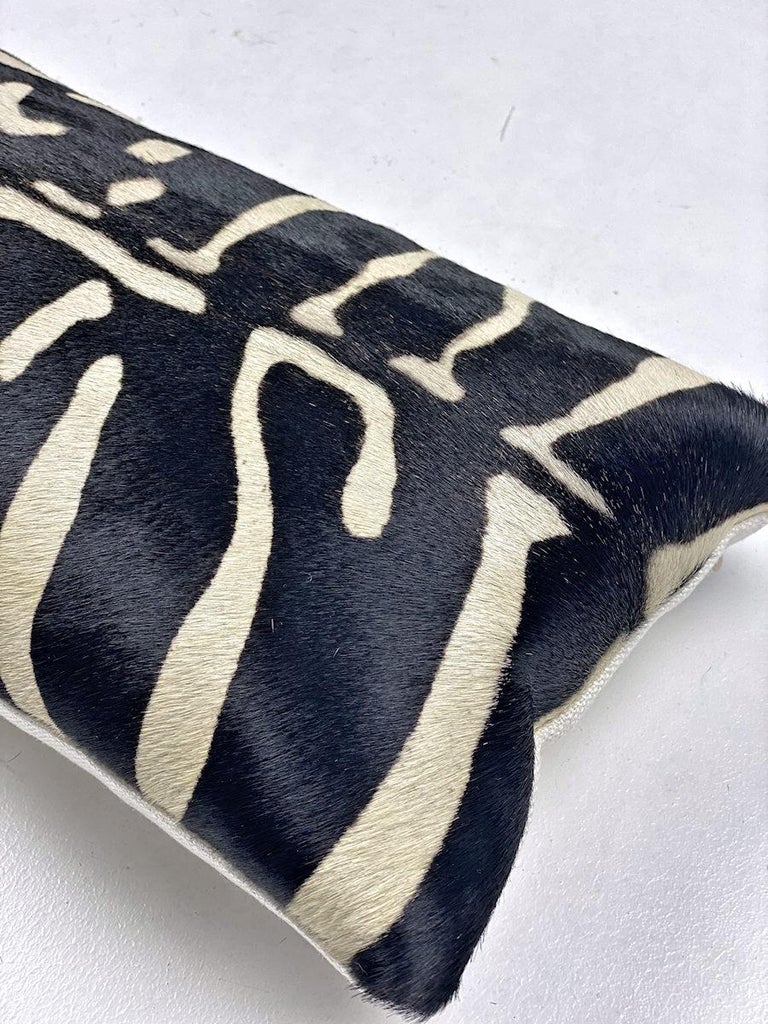 Black and White Lumbar Pillow, Tribal Abstract at 1stDibs | tribal ...