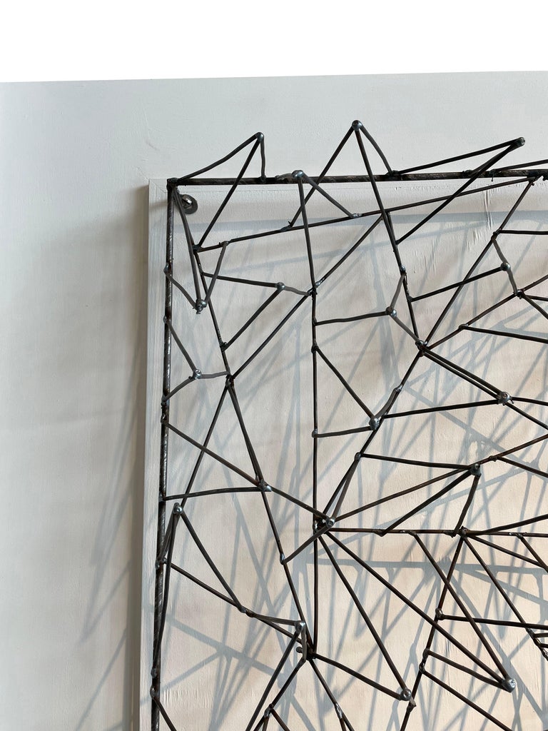 Black and White Three Dimensional Wall Sculpture, Spain, Contemporary ...
