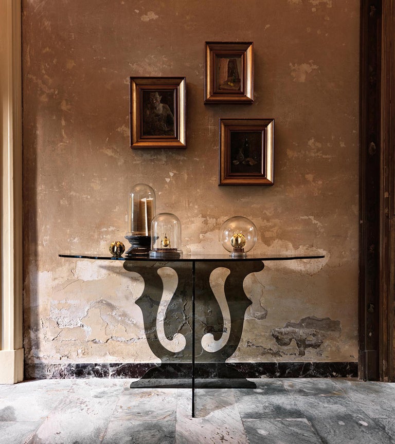 Black Baroco Console Table For Sale at 1stDibs