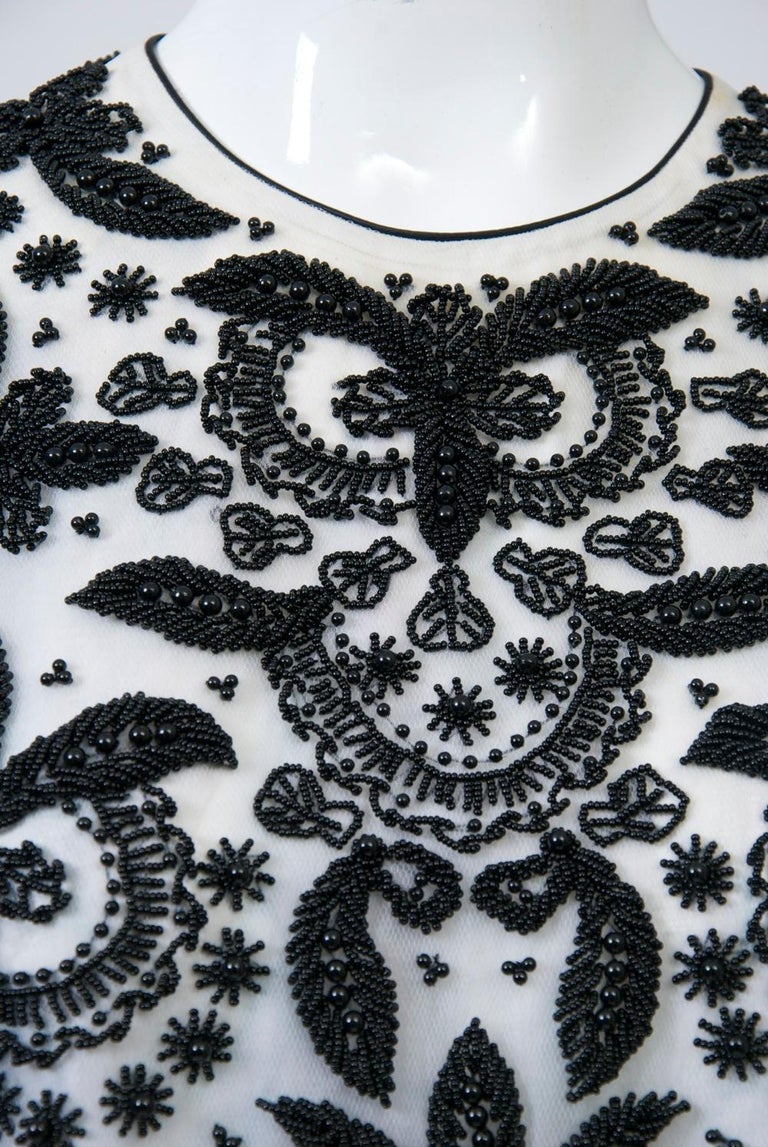 Black Beaded Shell at 1stDibs