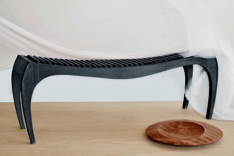 Black Bench Rumbo by Jean-Baptiste Van den Heede For Sale at 1stDibs