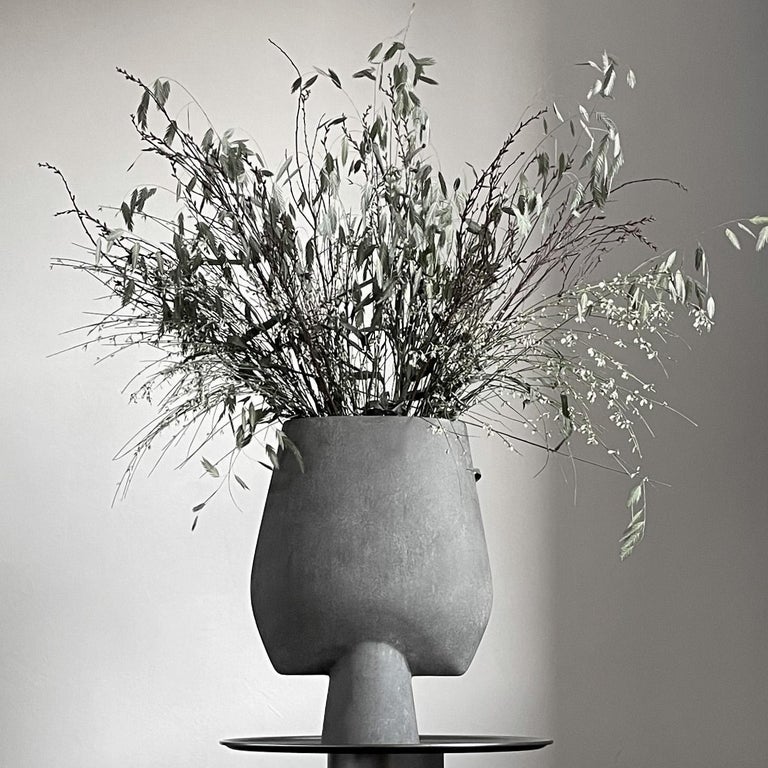 Black Big Sphere Vase Square by 101 Copenhagen For Sale at 1stDibs